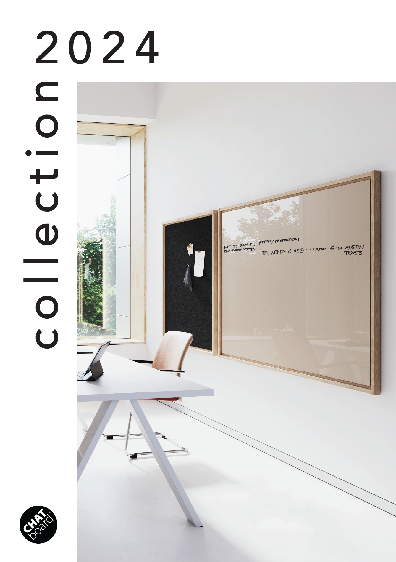 The original magnetic whiteboard - Magnetic glass board from CHAT BOARD