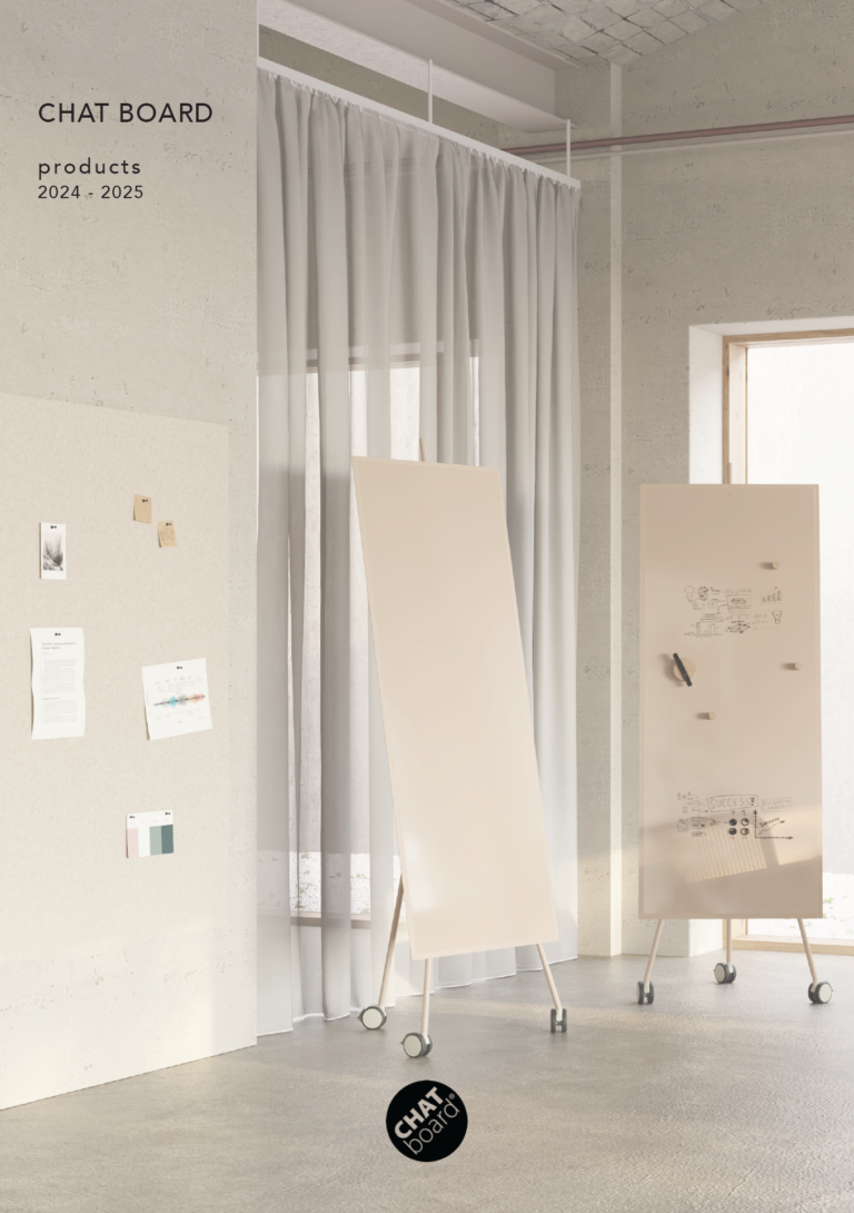 The original magnetic whiteboard - Magnetic glass board from CHAT BOARD