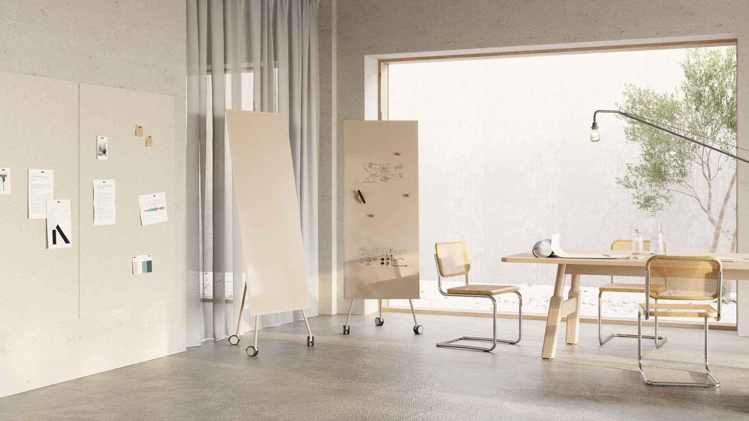 The original magnetic whiteboard - Magnetic glass board from CHAT BOARD